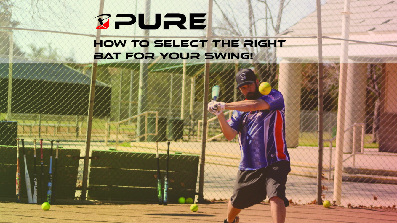 Pure Sports – How to select the right bat for your swing! – #SWINGPURE