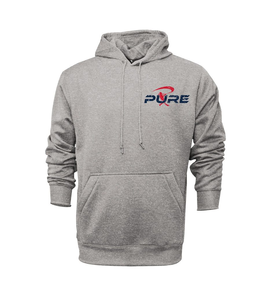 Pure Flag Hoodie – Grey – #SWINGPURE