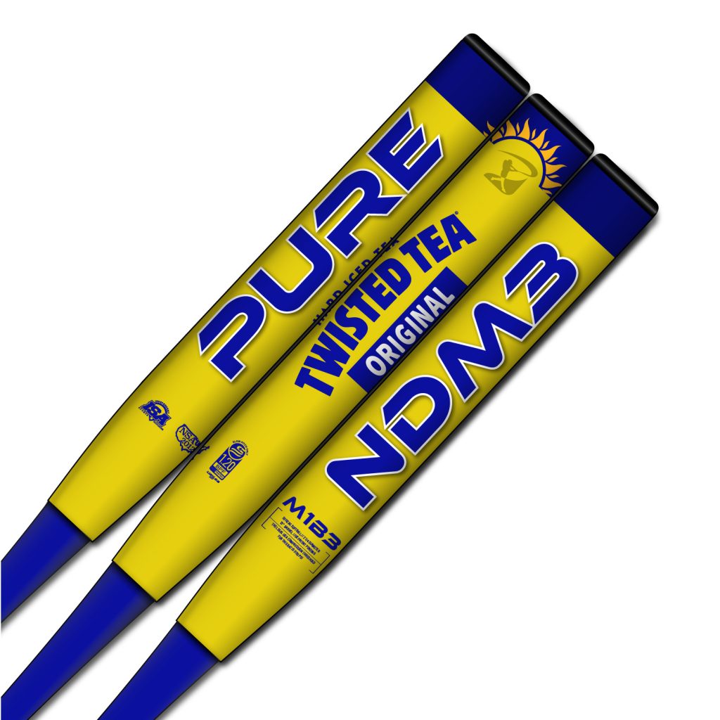 SOLD OUT: 2023 2-Piece Twisted Tea NDM3 13″ X19 USSSA Softball Bat – # ...
