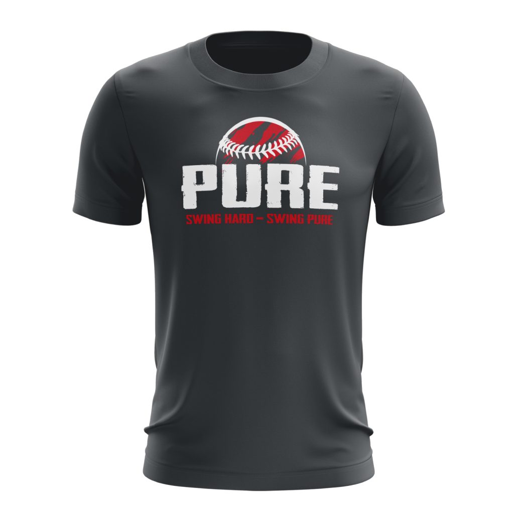Swing Hard Swing Pure – Performance T-Shirt – #SWINGPURE